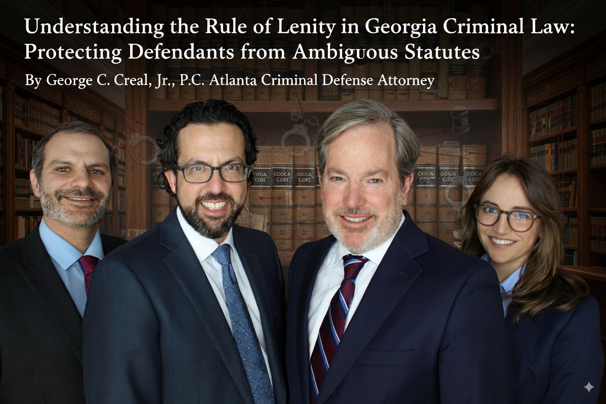 Understanding the Rule of Lenity in Georgia Criminal Law: Protecting ...
